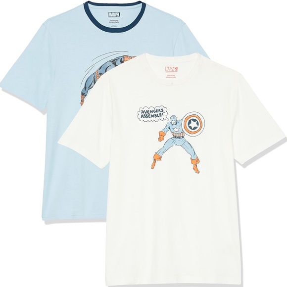 Marvel | Shirts | Mens Spiderman Captain America Marvel Studios ...
